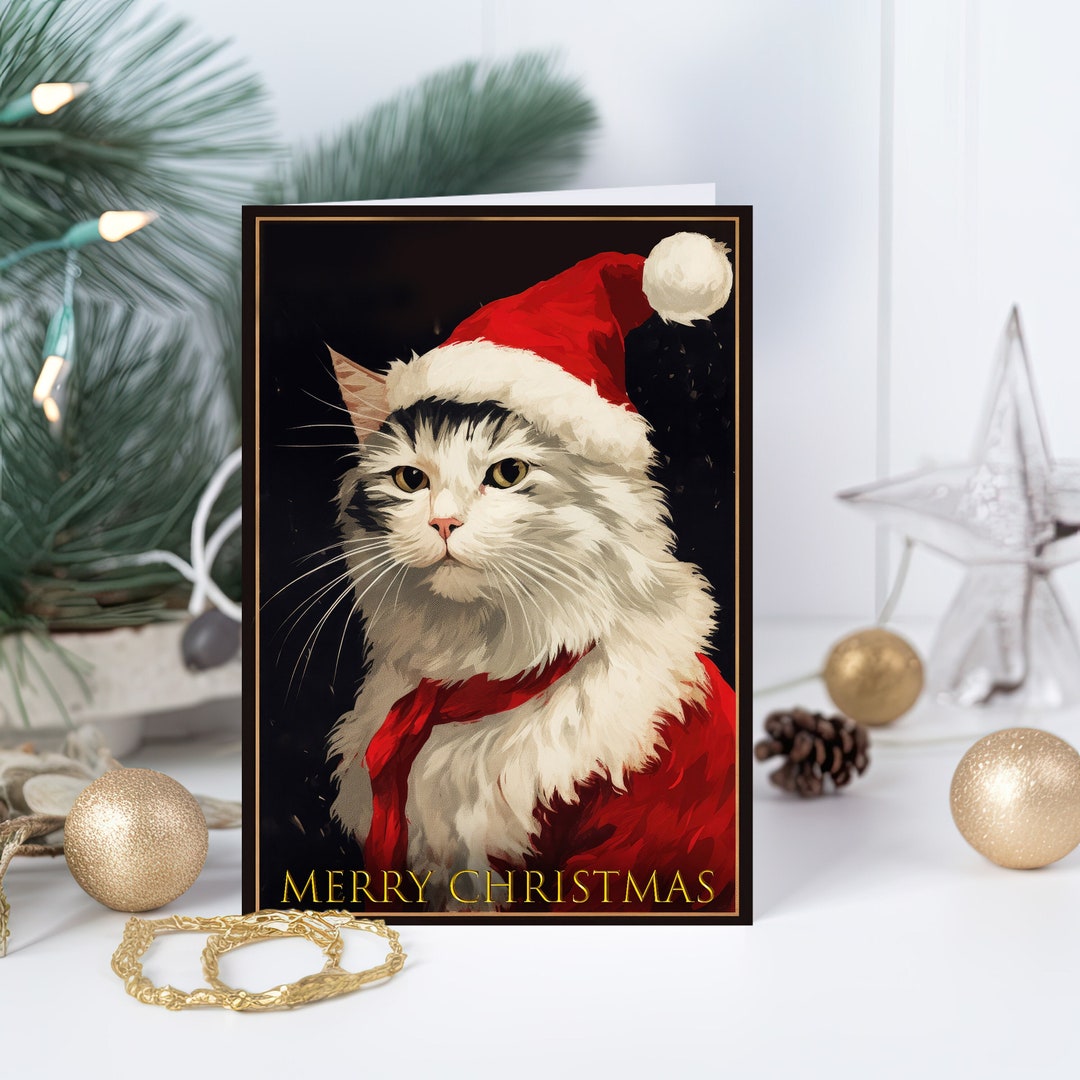 Printable Christmas Card Gift for Christmas, Merry Christmas Card ...