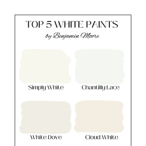 Off White Color Chart
