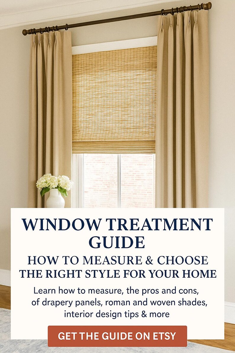 Window Treatment Measuring & Specification Guide – Drapery Panels ...