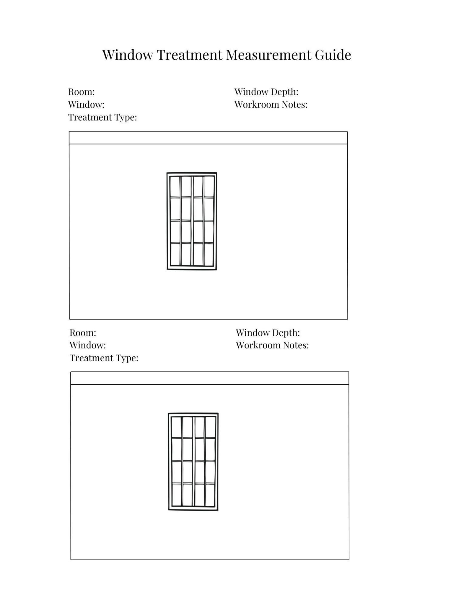 Window Treatment Measuring & Specification Guide – Drapery Panels ...