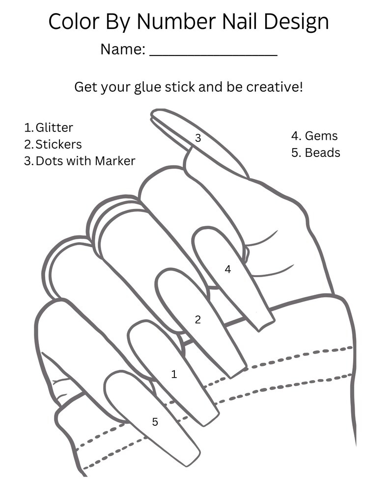 Color by Number Digital Printout Kids Learning Work Sheet With Numbers ...