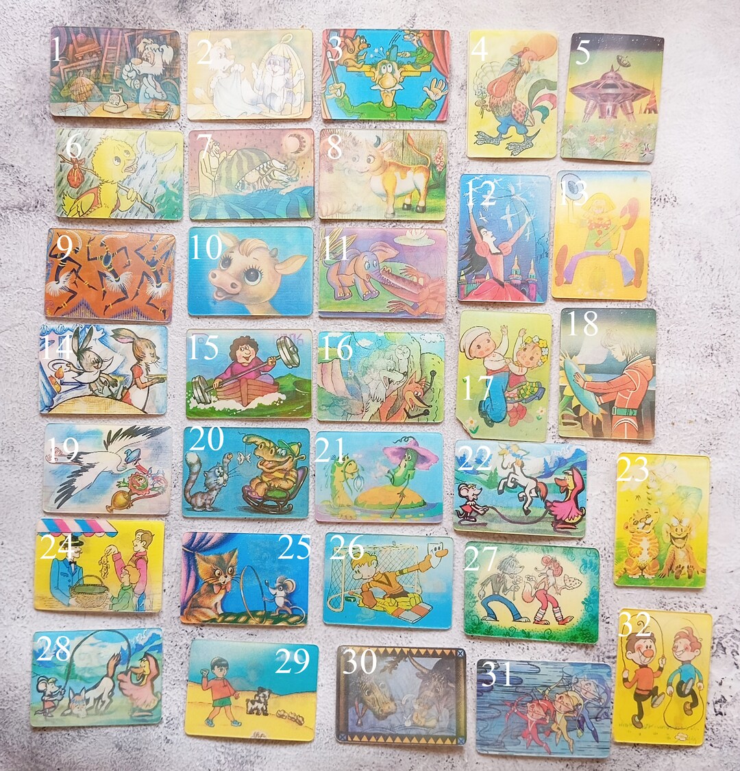 Vintage Cartoon USSR Calendars 1985-1988 - Etsy