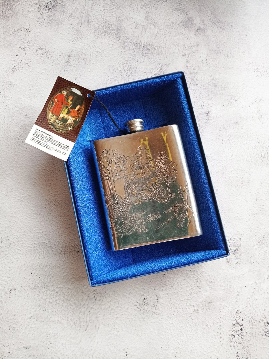 Hunters Flask Pinder Bros. Ltd, Sheffield, England - Etsy