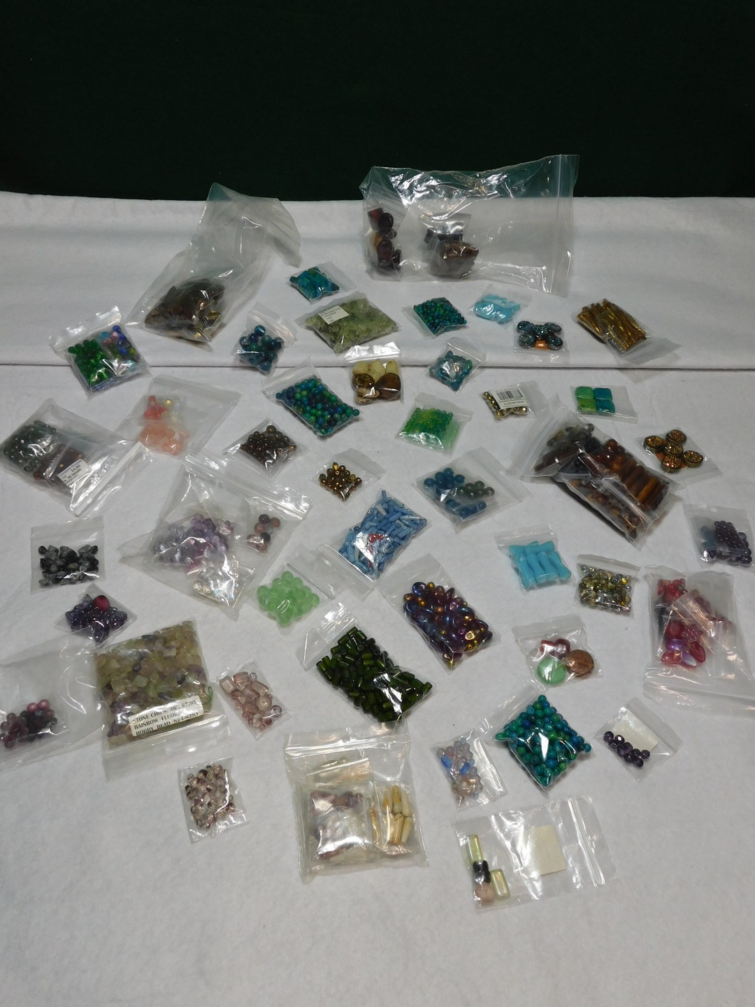 HUGE Bead Bonanza Grab Bag of Estate Auction Bags of Mixed Size Craft ...
