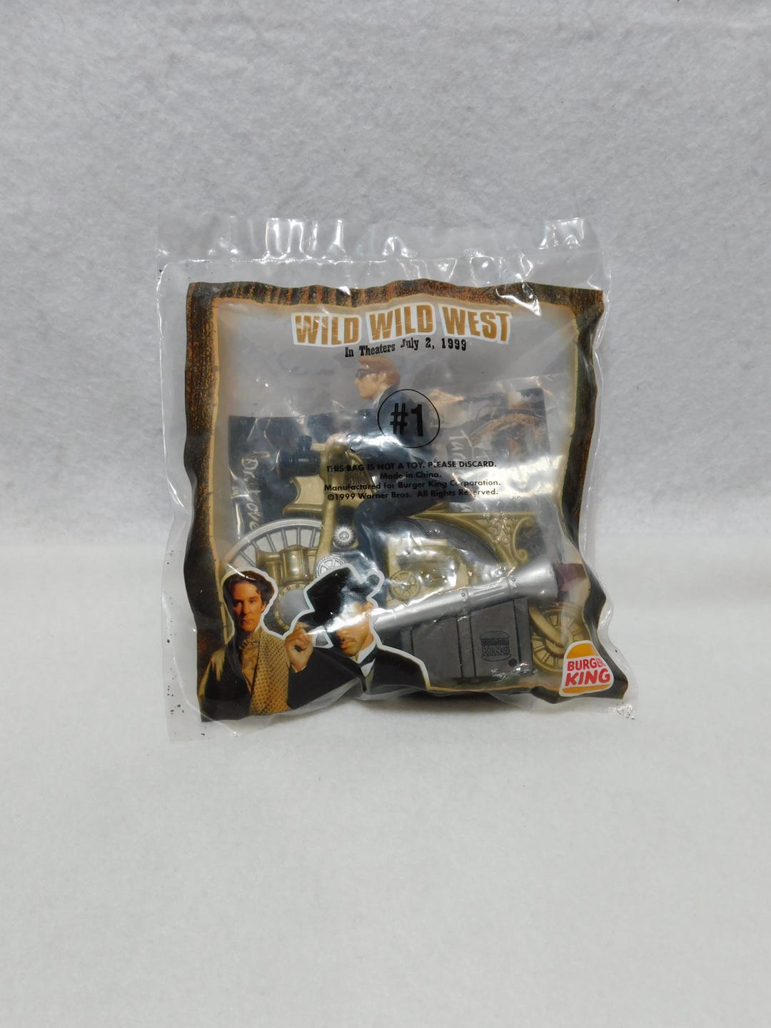 Vintage Burger King Toy Wild Wild West #1 Artemus Gordon and the ...
