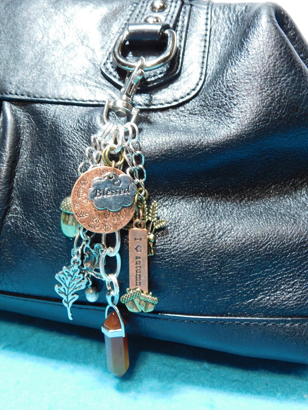 Handcrafted Purse Keyfob Charms Keychain for Designer Purses Fall ...