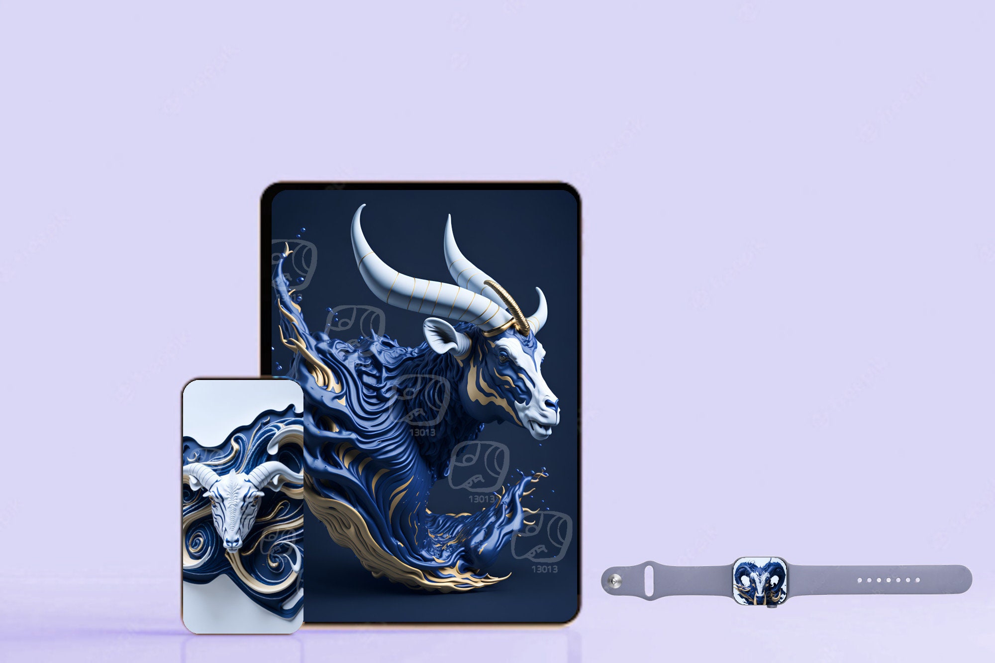 Ram Fan Illustrations Football Mascot Art Man Cave Decor Game Room Art ...