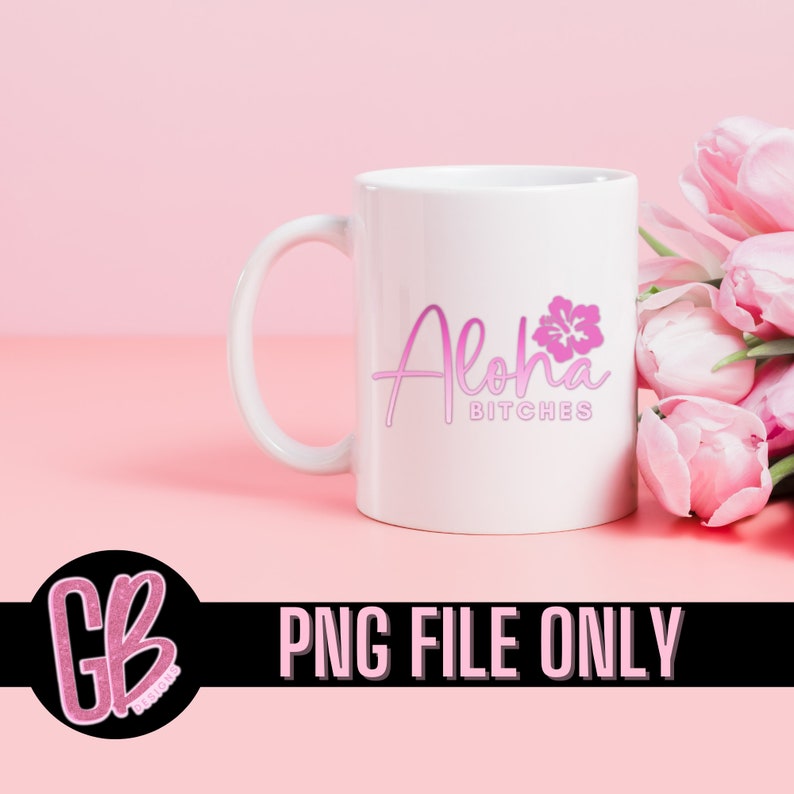 Aloha Png Sublimation Design, Flower PNG, Hibiscus PNG, Hello Png ...
