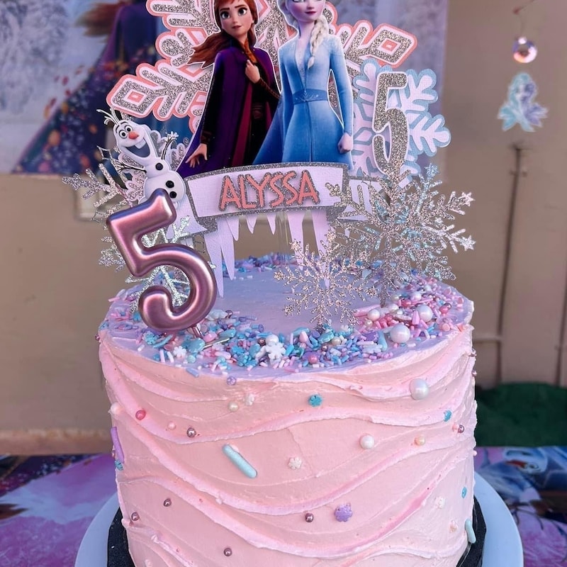 Frozen Cake Decor - Etsy