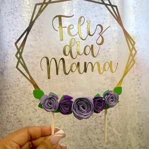 Mothers Day Cake Topper, Día De Las Madres - Etsy