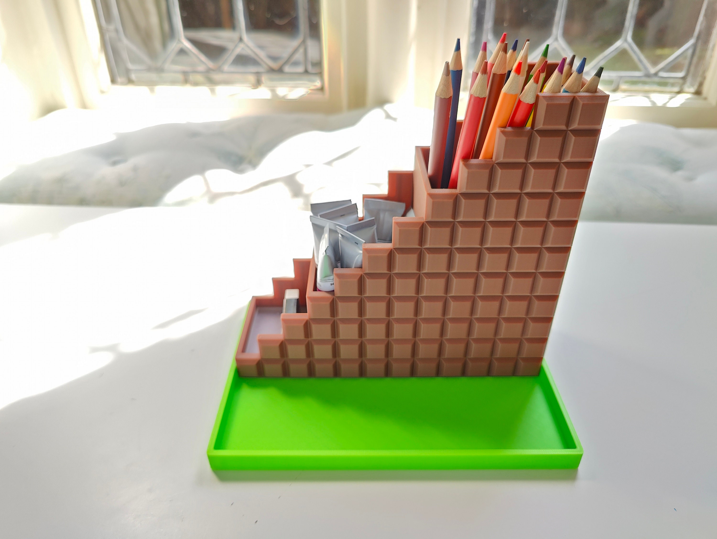 Mario Desk Organiser - Mario Finish Block - Etsy