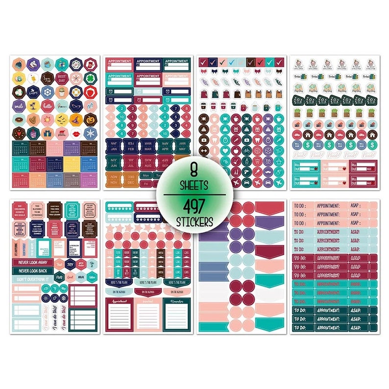Planner Stickers | Payday Sticker | Budget Sticker | Notebook | DIY ...