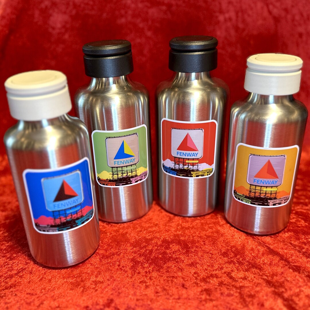 Boston Red Sox Citgo Sign Square Vinyl Stickers for Water Bottles ...