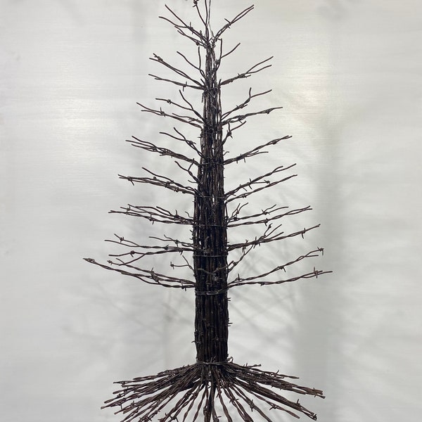 Barbed Wire Tree - Etsy