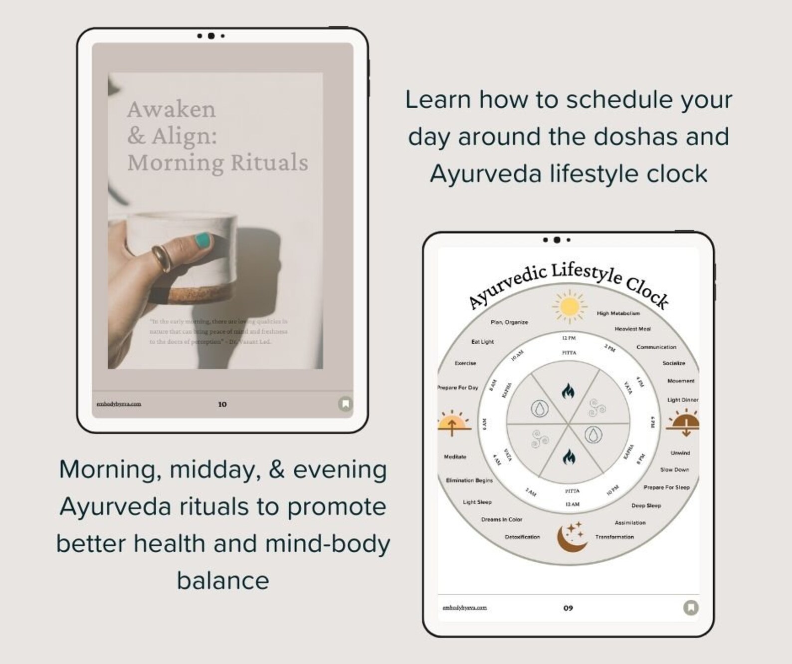 Ayurveda Daily Routine | Digital Guide - Etsy