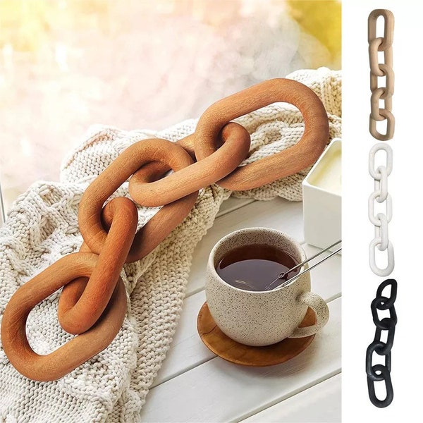 Wood Chain Link Decor - Etsy
