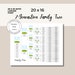 Ancestor Bookmark / Family History Book /family Reunion Keepsake ...