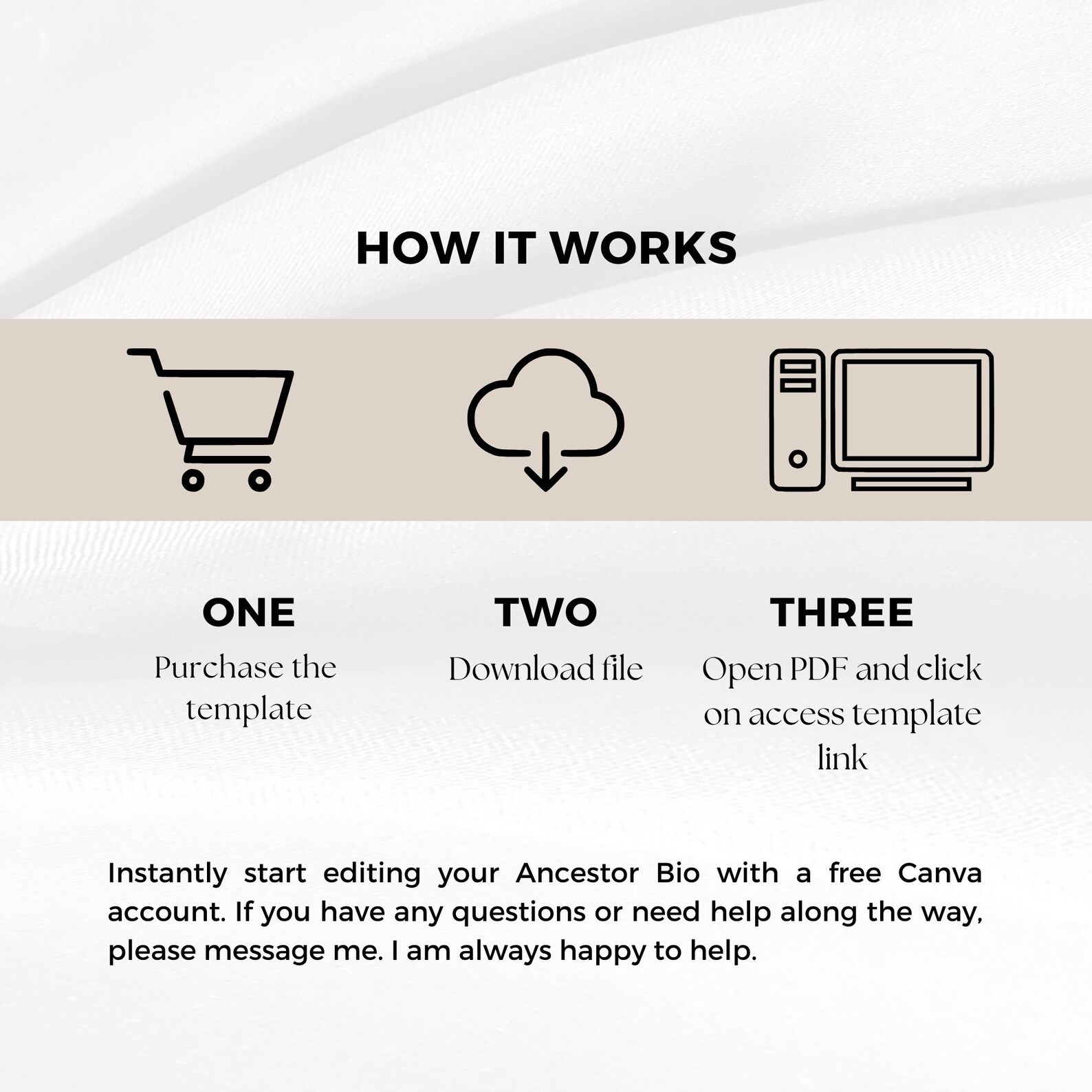 10-page Modern Biography Bundle | Family History Add-on Pages ...