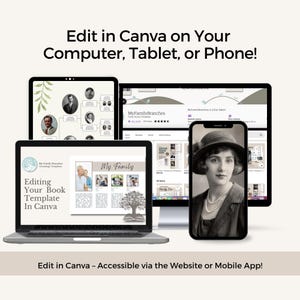 10-page Modern Biography Bundle | Family History Add-on Pages ...