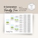 PREMIUM Family History Book / Canva Template / Bonus Ancestor Bookmarks ...