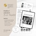 Family Legacy Biography Book Template | 32-page Simple Design ...