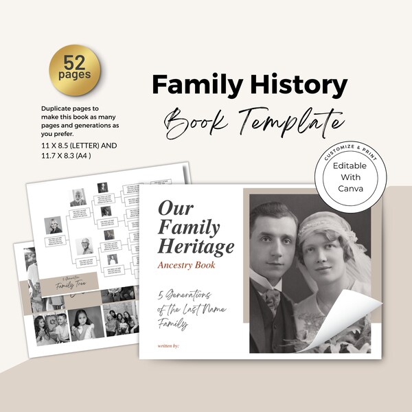 Family History Worksheet Bundle Worksheets PDF Genealogy - Etsy Canada