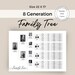 PREMIUM Family History Book / Canva Template / Bonus Ancestor Bookmarks ...
