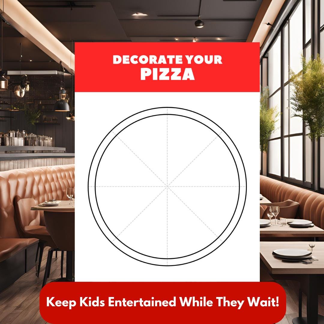 Restaurant Adventure Activity Page - Etsy