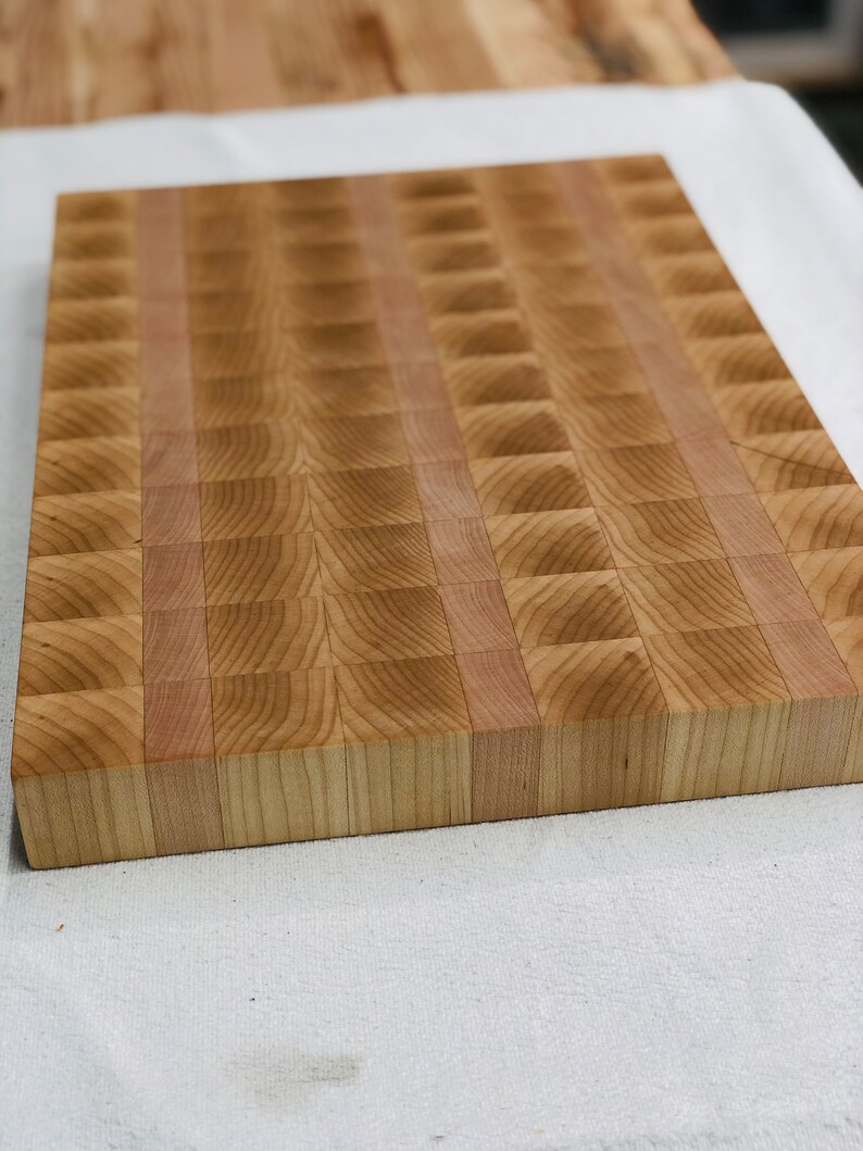 Thick Maple End Grain Cutting Board. - Etsy