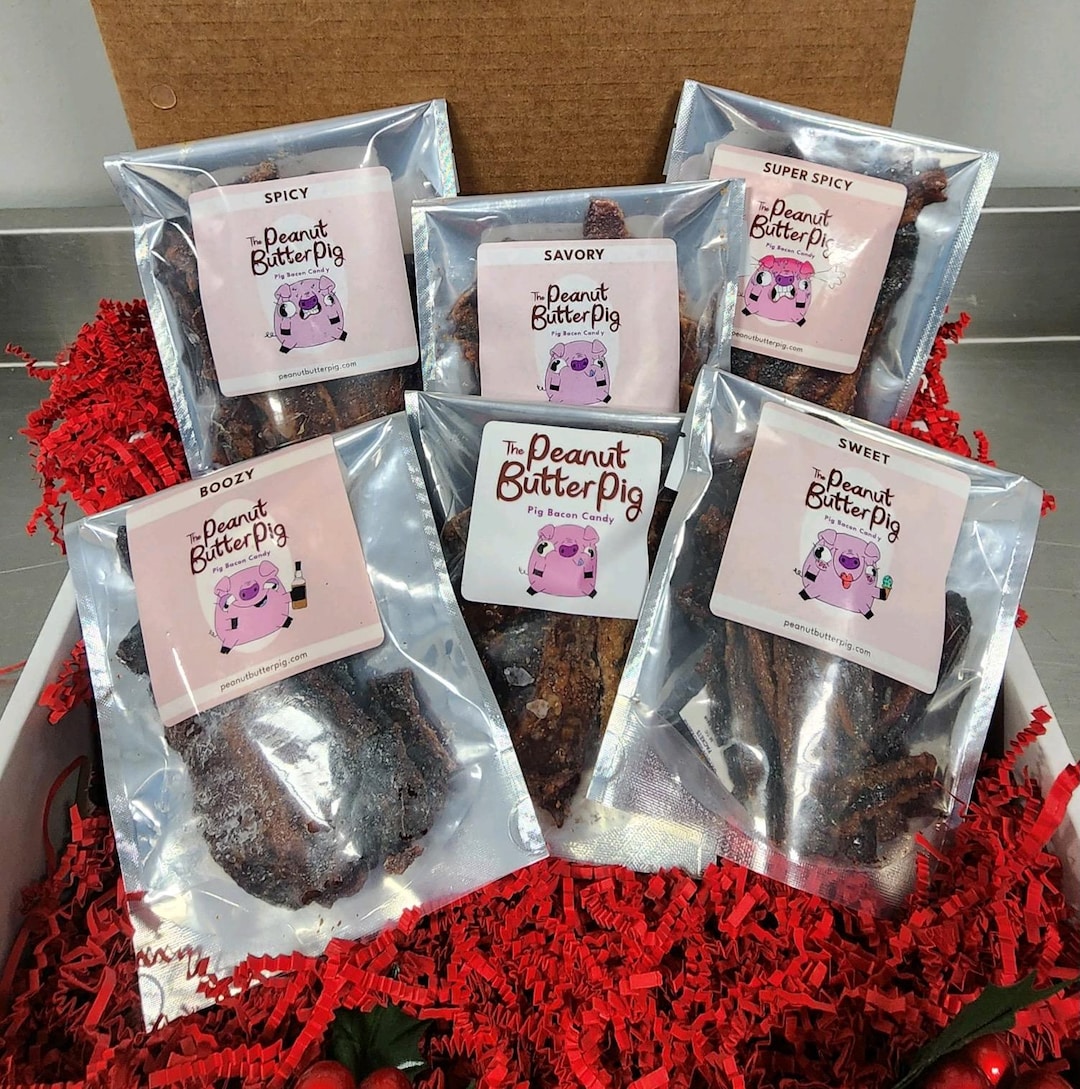 Bacon Gift Box Deluxe: valentines Day candied Bacon foodie gourmet ...