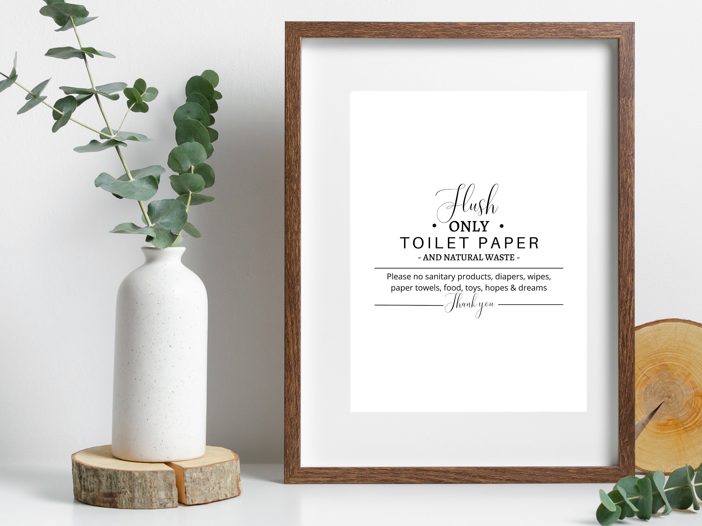 Airbnb Washroom Sign - Editable - Airbnb Template - Etsy