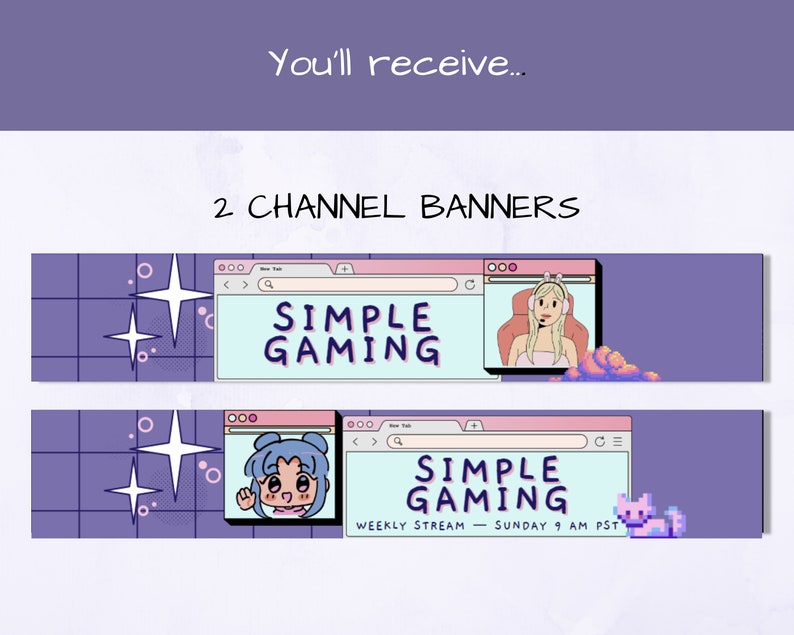 Youtube Branding Kit | Gaming | Banner, Intros and Outros | Editable ...