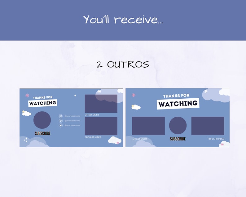 Youtube Branding Kit | Gaming | Banner, Intros and Outros | Editable ...