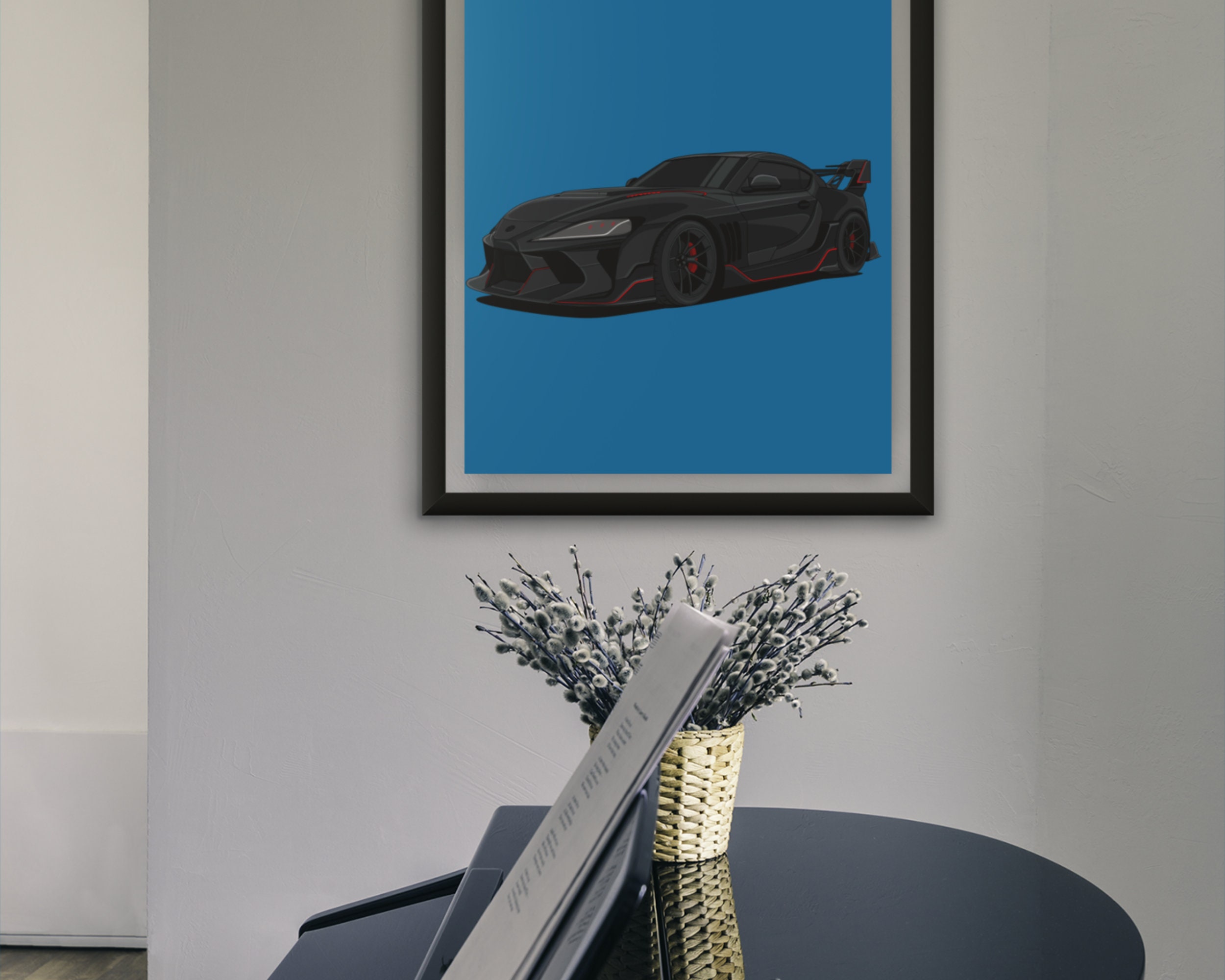 MK5 Supra Hycade | JDM Car Colored Clipart Vector Art Silhouette | Svg ...