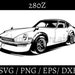 GTR R35 Car Inspired Clipart Vector Art Silhouette Svg, Png, Dxf, Eps ...
