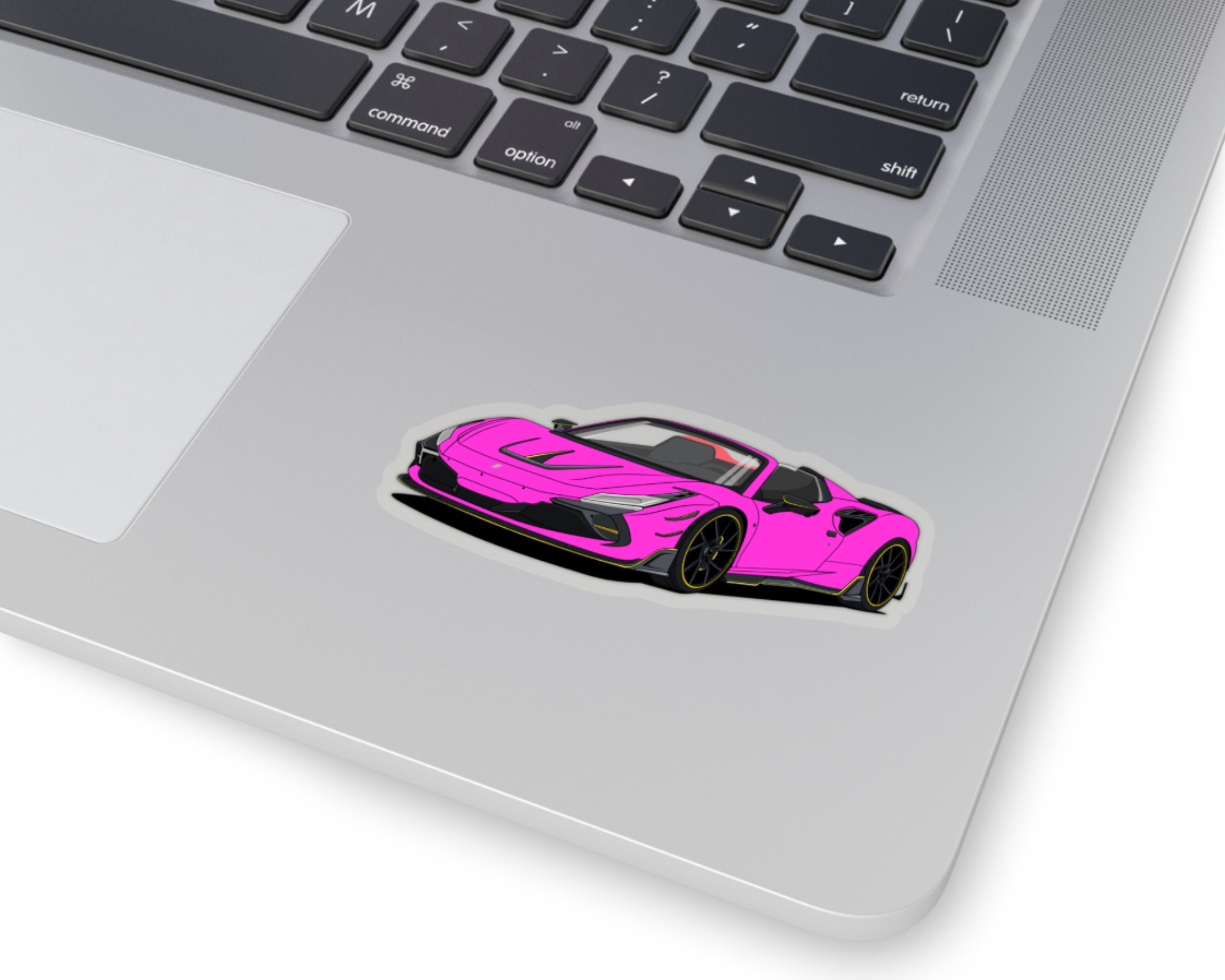 Mansory Ferrari F8 | Modified Sports Car Clipart Vector Art Silhouette ...