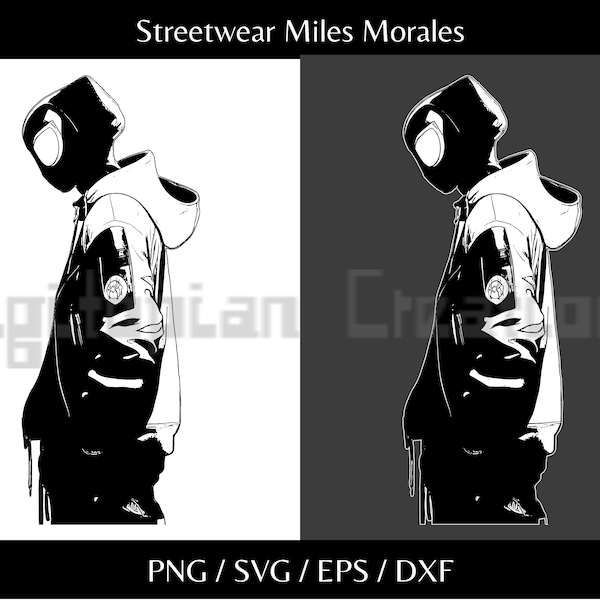 Miles Morales Vector - Etsy