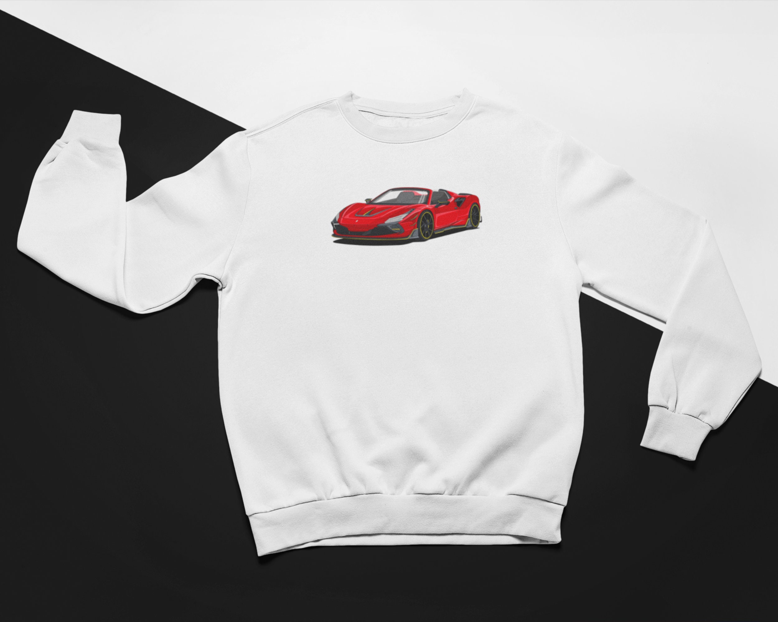 Mansory Ferrari F8 | Modified Sports Car Clipart Vector Art Silhouette ...