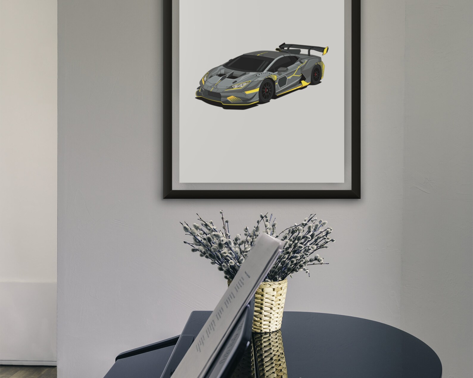 Huracan Super Trofeo | Lamborghini Custom Clipart Vector Art Silhouette ...