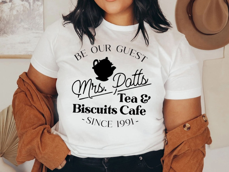 Mrs. Potts Tea Cafe - Beauty and the Beast - PNG SVG JPG (digital ...