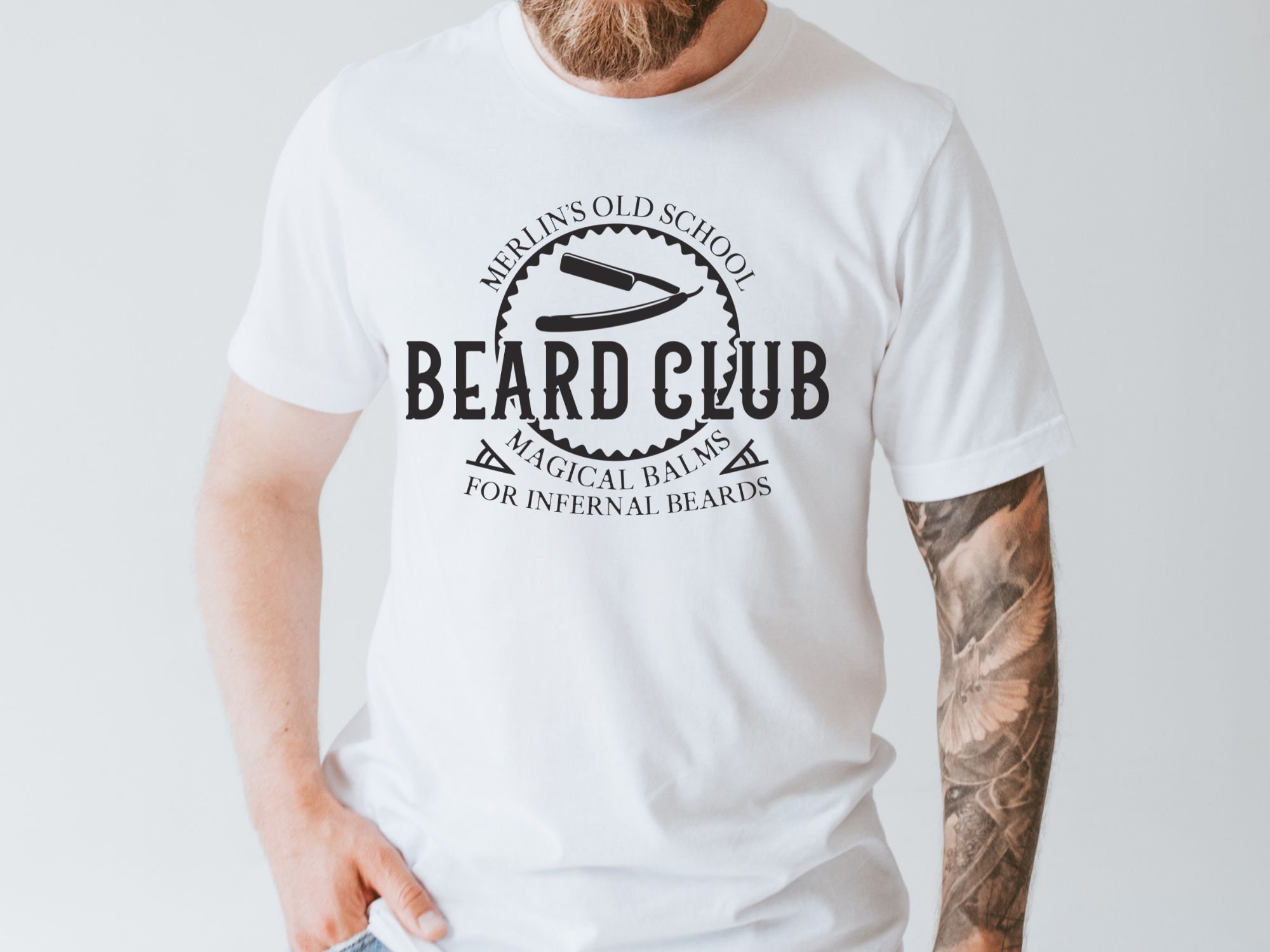 Merlin Beard Club SVG PNG JPG: Vintage Parks Design (digital Download ...