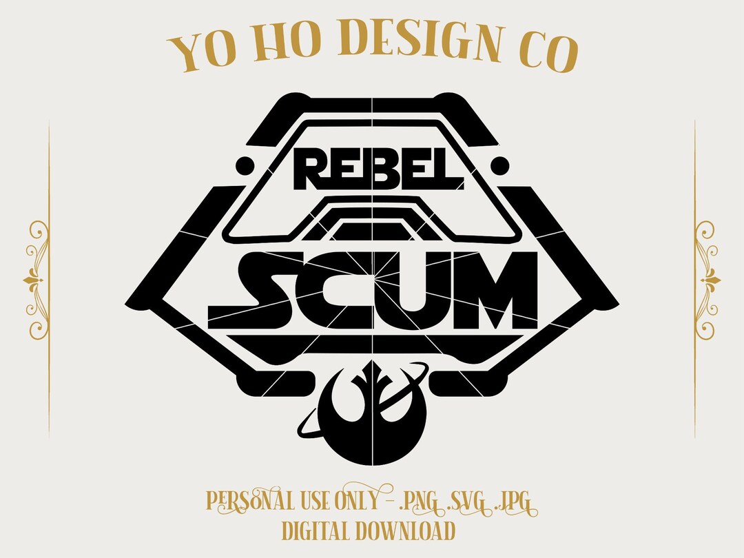 Star Wars Rebel Scum Design: Father's Day Vader Dad - PNG SVG JPG ...