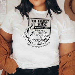 Fish Are Friends Sharks Support Group - PNG SVG JPG (digital Download ...
