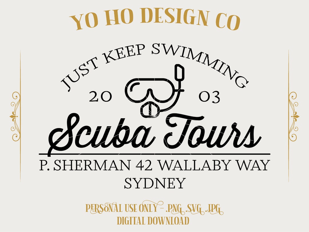 Scuba Tours P. Sherman Wallaby Way Design (digital Download) - Etsy