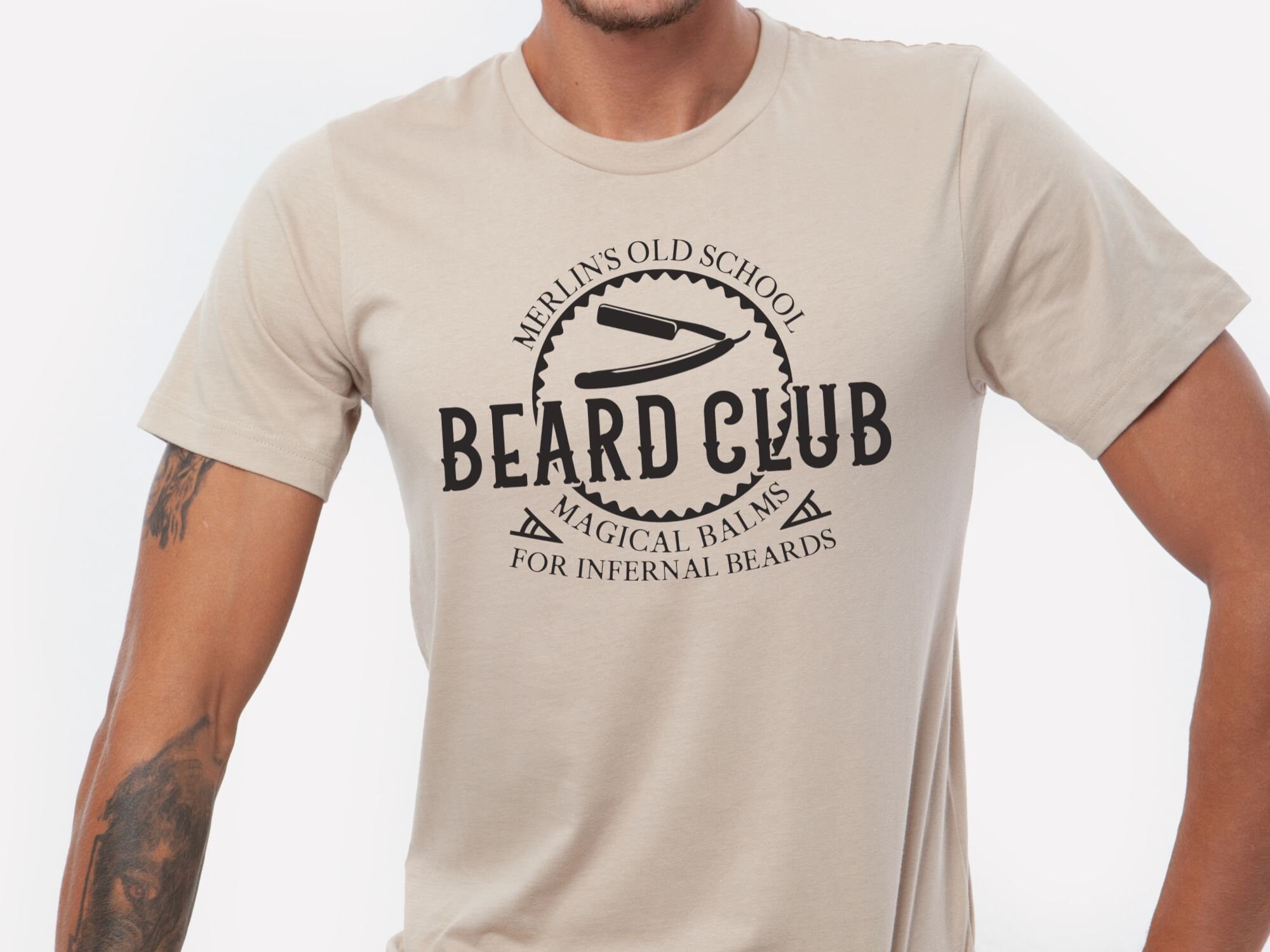 Merlin Beard Club SVG PNG JPG: Vintage Parks Design (digital Download ...