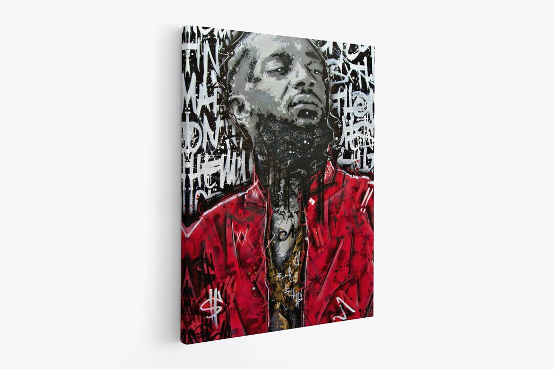 Canvas Motivation rapper Pop Art High-quality - Etsy