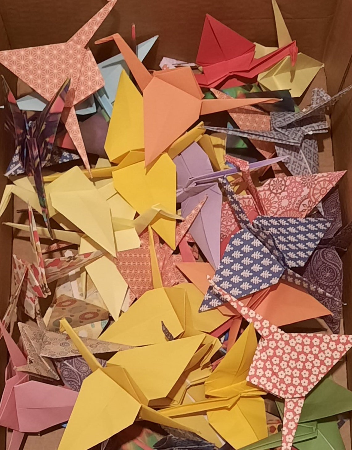 Paper Crane String and Individual Paper Cranes - Etsy