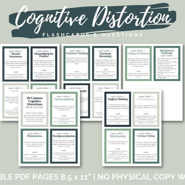 Cognitive Distortion - Etsy