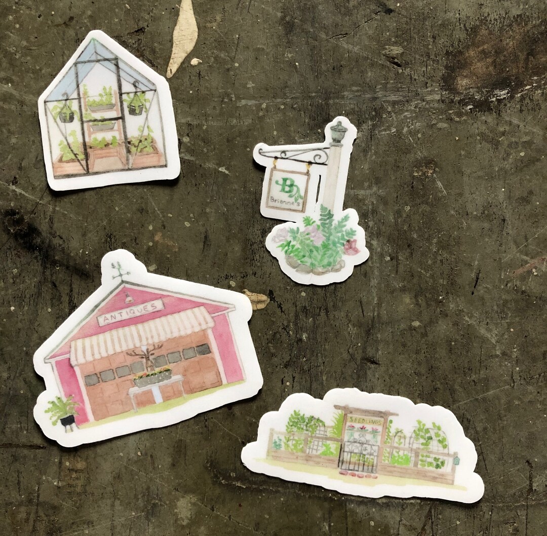 Homestead Stickers Pack of 4 - Etsy