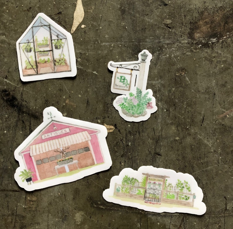 Homestead Stickers Pack of 4 - Etsy